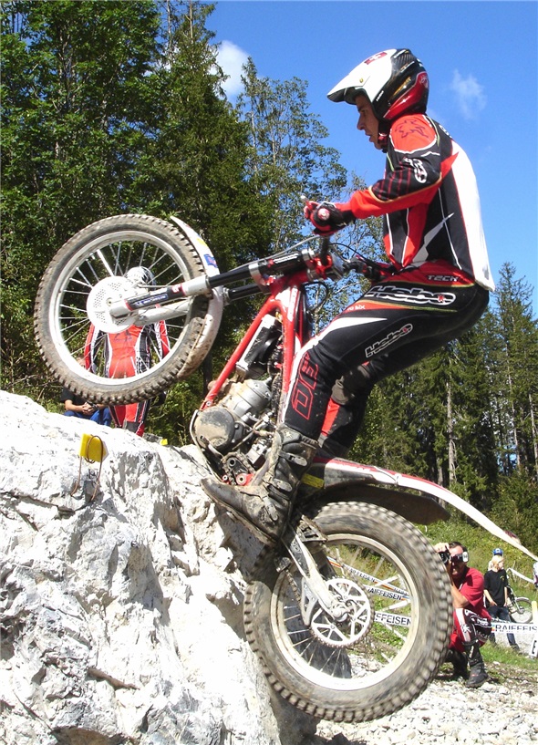 Christian Teuscher auf dem Podest