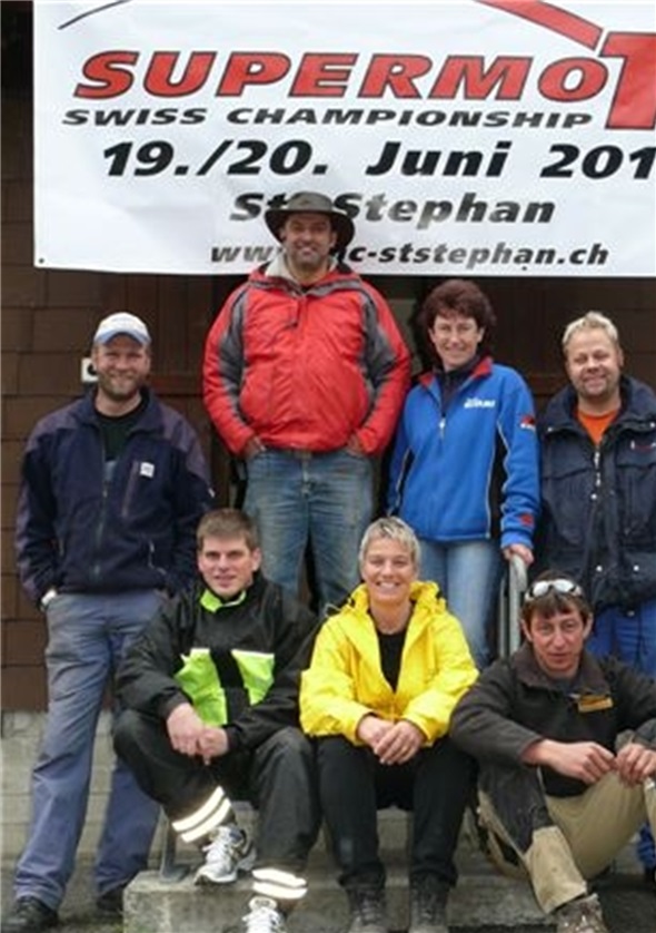 6. Supermotard-Schweizermeisterschaftslauf in St. Stephan