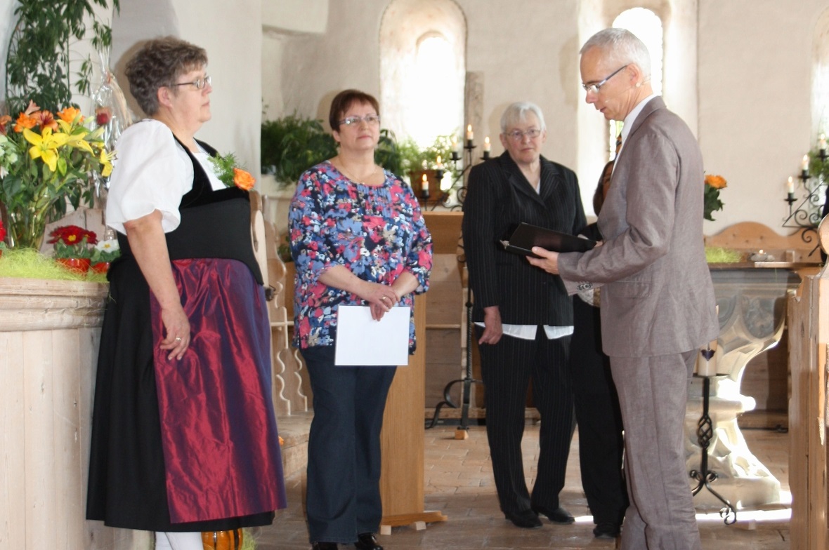 Amtseinsetzung von Pfarrerin Edith Vogel